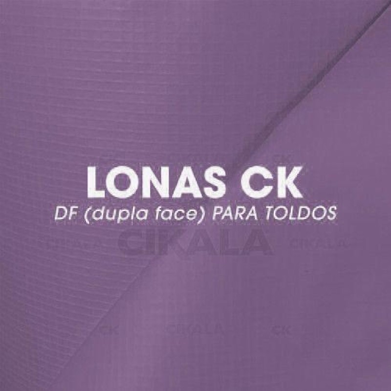 Bobina de Lona Lilás Dupla Face 1x1,40m PVC Toldos e Cortinas Cikala
