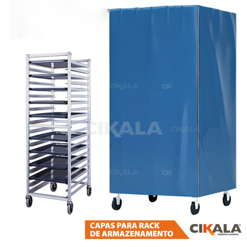 Capa para Rack de Prateleira Armazenamento Sob Medida