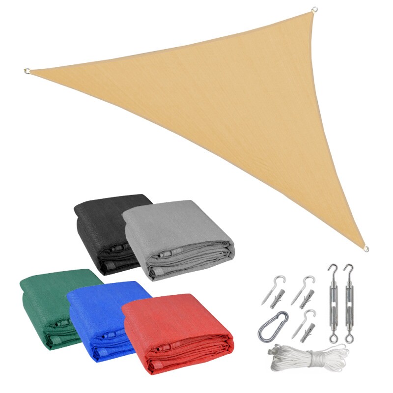 Tela Shade 90% Sombreamento Triangular 4x4x4 Proteção e Design para ...