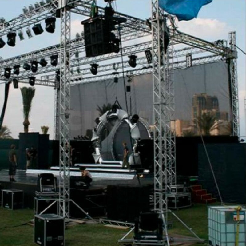 Tela Fundo de Palco Preta para Eventos Proteção e Estilo