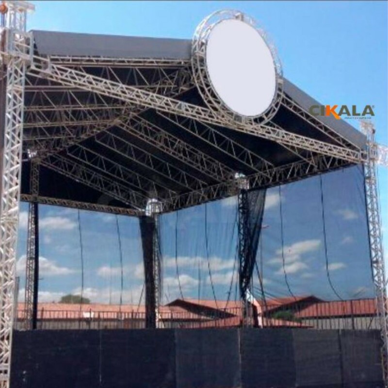 Tela Fundo de Palco Preta para Eventos Proteção e Estilo