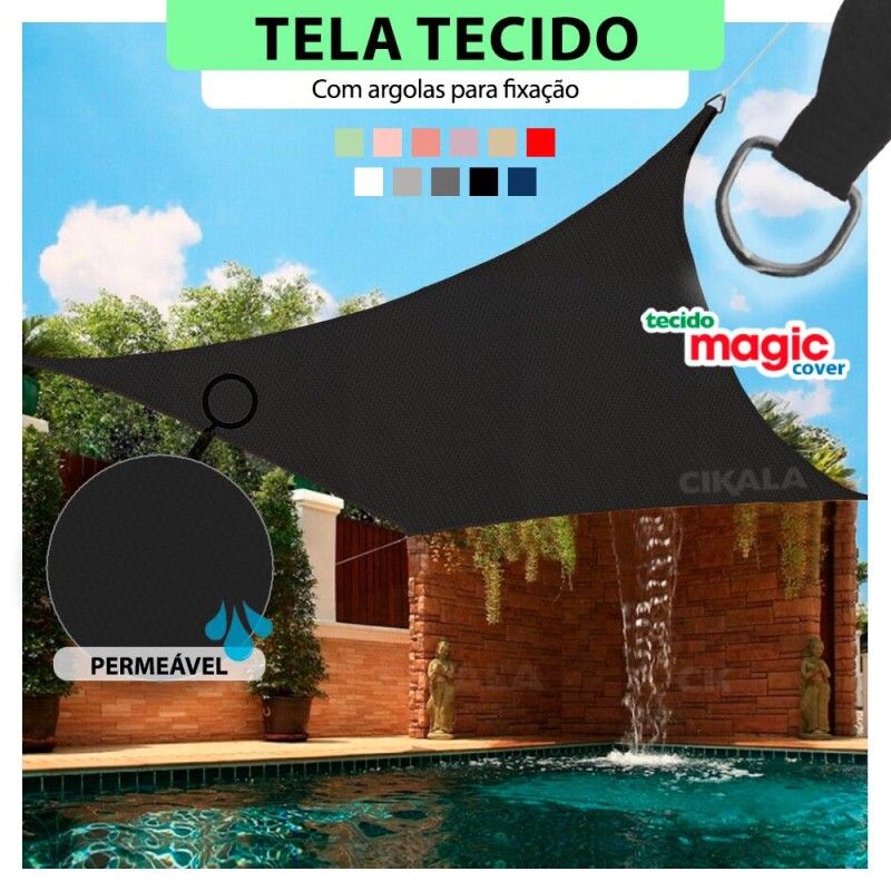 Tela Tecido Sombreamento 3x2 Metros Magic Cover