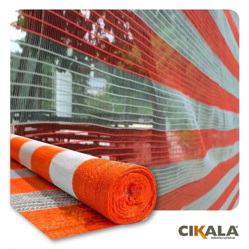 Tela Tapume Laranja 1,20x50 M: Proteção e Sinalização Eficiente para ...
