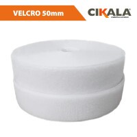 Velcro Macho e Fêmea Branco 50mm
