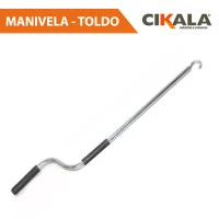 Manivela para Enrolar Toldo Articulado Cortina Retrátil 2,50 M